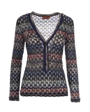 Missoni V-neck Button-front Knit Cardigan