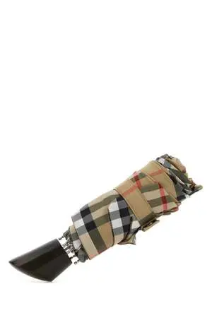 Burberry Embroidered Fabric Umbrella - Checked