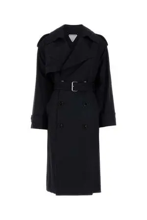 Bottega Veneta No-wool Trench Jacket For - Black