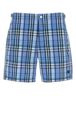 Burberry Embroidered Swim Shorts For - Checked