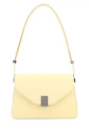 LANVIN Concerto Leather Shoulder Handbag 24 X 16 X 10 Cm With 26 Cm Handle - Yellow