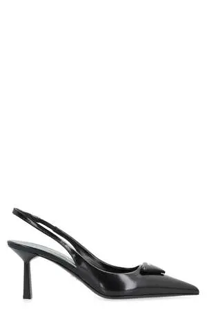 PRADA Leather Slingback Pumps