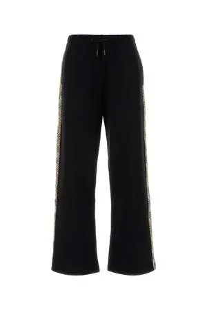 Burberry Cotton Joggers - Black