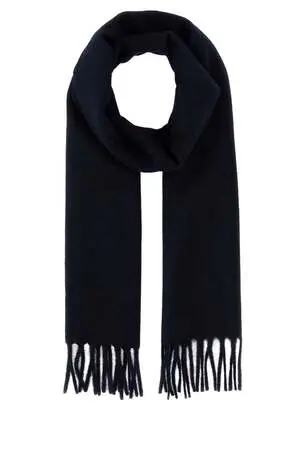 Prada Cashmere Scarf 110 X 20 Cm - Blue