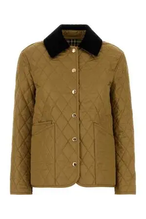 Burberry Quilted Nylon Jacket - Camel
