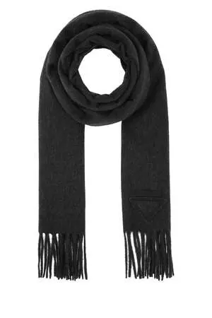 Prada Cashmere Scarf 280 X 30 Cm - Grey