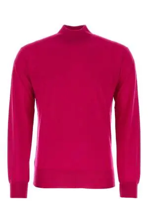 PT TORINO Virgin Wool High Neck Sweater - Pink