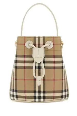 Burberry Printed Canvas Bucket Handbag For - Checked