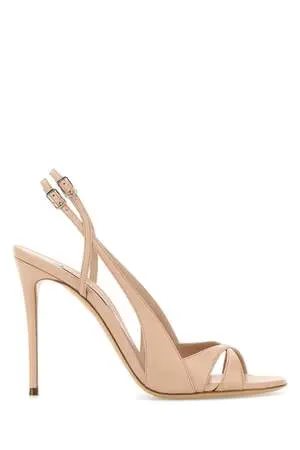 Casadei Leather Sandals 10.5 Cm Heels 10.5 Cm Heel Height - Pink