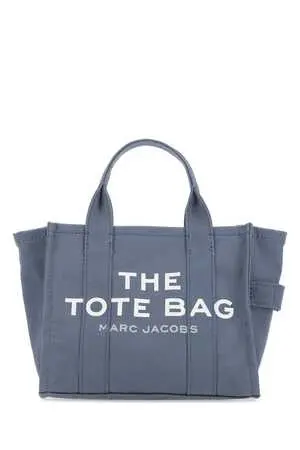 Marc Jacobs Mini Tote Handbag, 25 Cm X 21.5 Cm X 9 Cm Canvas Crossbody - Light Blue