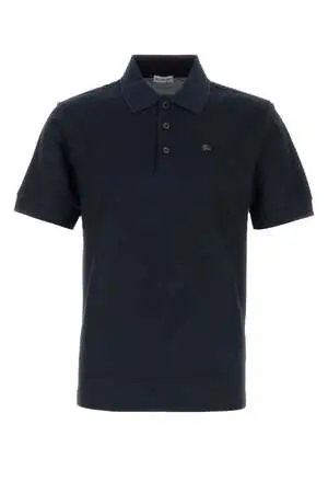 Burberry Pique Polo Shirt - Blue