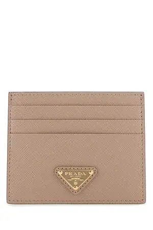 Prada Prada Leather Card Holder Pink