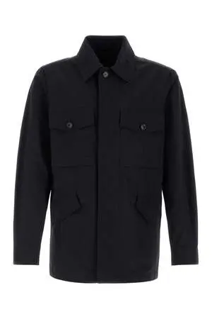 Burberry 100% Nylon Jacket - Blue
