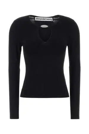 Alexander Wang Stretch Viscose Blend T-shirt