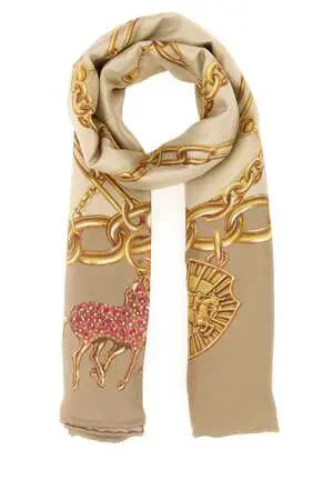 Burberry Silk Foulard Style 90 Cm X 90 Cm Mini Scarf - Printed