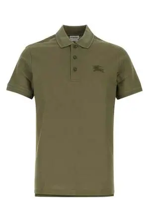 Burberry Cotton Piquet Polo Shirt - Green
