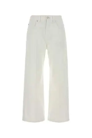 Brunello Cucinelli Cotton Denim Jeans - White