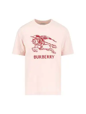 Burberry Embroidered Graphic T-shirt