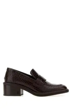 JIMMY CHOO Tylor 60 Croc Effect Leather Pumps