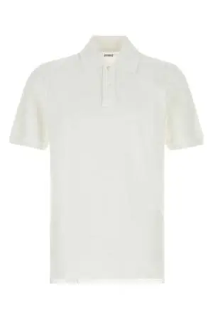 Fedeli Cotton Piquet Polo Shirt - White