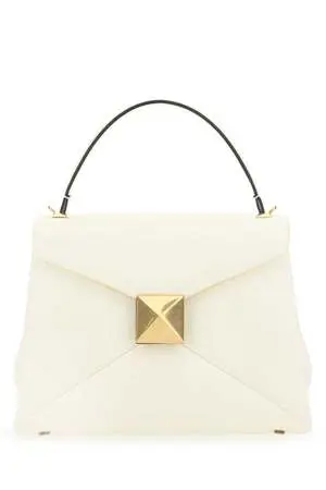 VALENTINO VALENTINO GARAVANI Leather Crossbody Bag With Gold Tone Studded Clasp