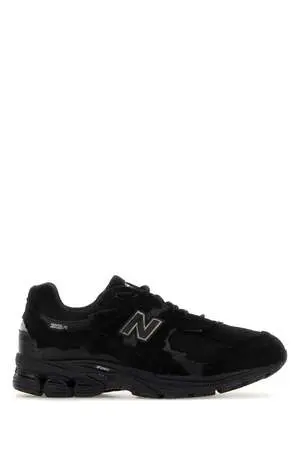 NEW BALANCE 2002dx "protection Pack" Suede And Mesh Sneakers - Black
