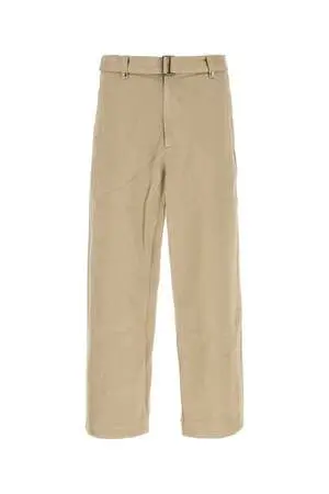 ENTIRE STUDIOS Gully Cotton Pant - Beige O Tan