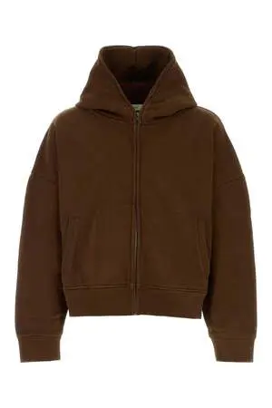 ENTIRE STUDIOS Chocolate Cotton Sweatshirt - Brown