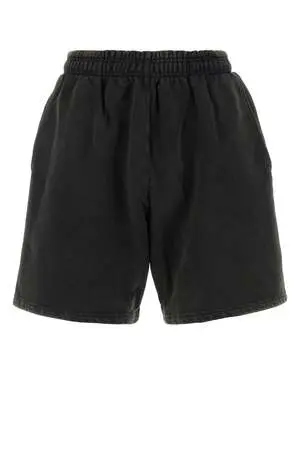 ENTIRE STUDIOS Cotton Bermuda Shorts - Black