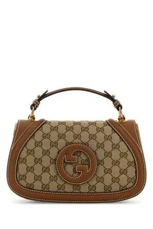 Gucci Original Gg Fabric Blondie Handbag 26.5 Cm X 16.5 Cm X 8.5 Cm - Printed