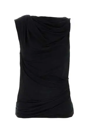 ENTIRE STUDIOS Draped Stretch T-shirt Top