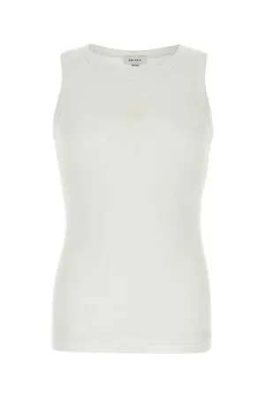 Alexander McQueen Stretch Cotton Tank Top