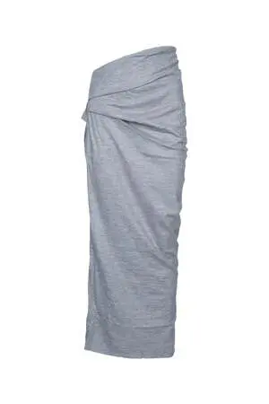 ENTIRE STUDIOS 100% Wool Draped Skirt