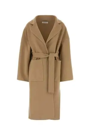 AFTERCOAT Wool Blend Jacket - Camel