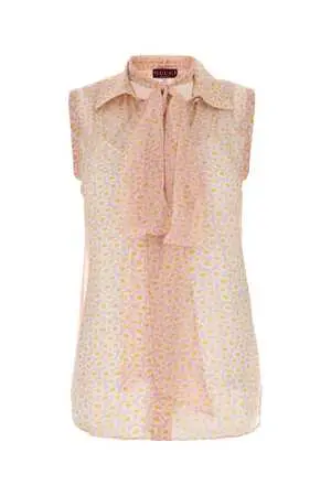 Gucci Printed Crepe Shirt For - Floral