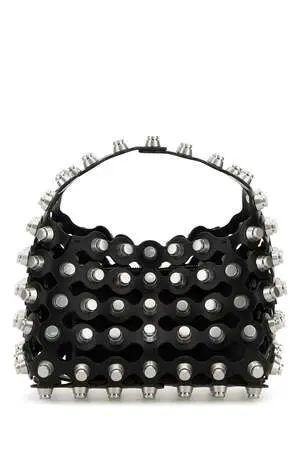 Alexander Wang Embellished Leather Small Rex Handbag - Black