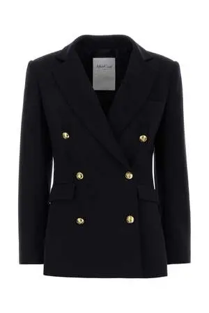 AFTERCOAT Wool Blazer With Cupro Lining - Blue