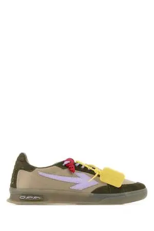 Off-White OFF-WHITE Two-Tone Suede And Fabric "End Of Play" Sneakers Multicoloured
