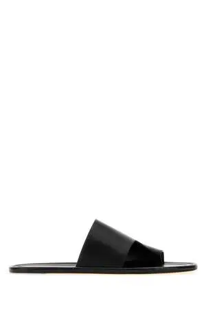 THE ROW Leather Thong Slide Slippers