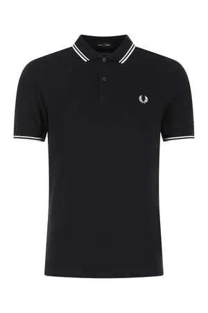 Fred Perry Piqué Polo Shirt - Blue