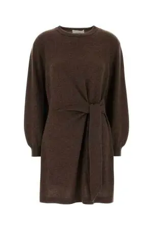 LISA YANG Gabrielle Cashmere Sweater Dress - Brown