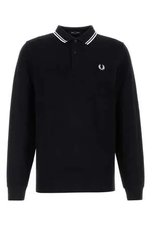 Fred Perry Pique Polo Shirt - Black