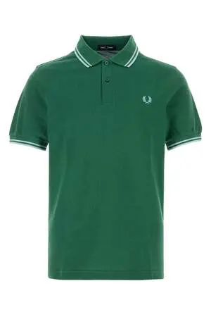 Fred Perry Piqué Polo Shirt - Green