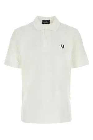 Fred Perry Piqué Polo Shirt - White