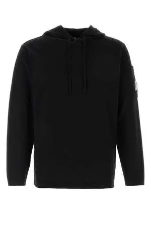 C.P. COMPANY C. P. Company Cotton Knit Sweatshirt - Black