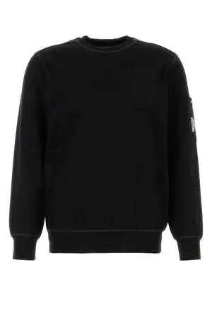 C.P. COMPANY C. P. Company Cotton Knit Sweater - Black