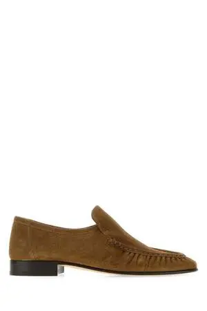 THE ROW Suede Loafers