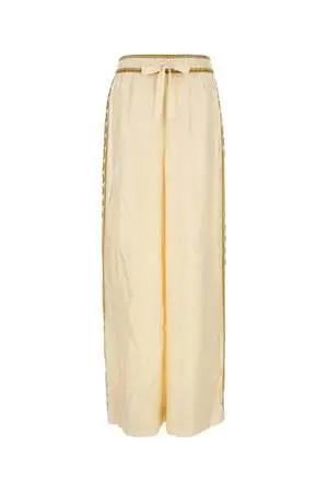 Zimmermann Luna Silk Twill Wide-leg Pants