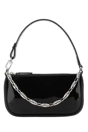 By Far Mini Rachel Leather Mini Handbag, 19cm - Neutrals