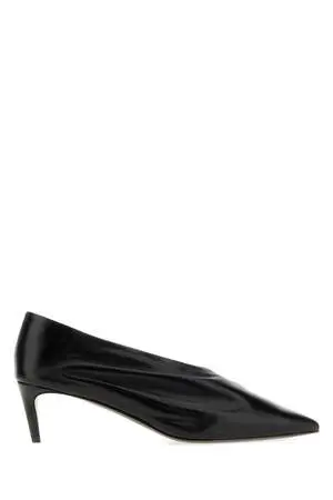 Khaite Miriam Leather Pumps With 5 Cm Heel - Black